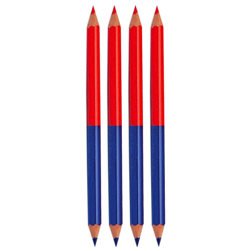 Red and Blue Scripture Marking Pencil: 4-pack - Deseret Book